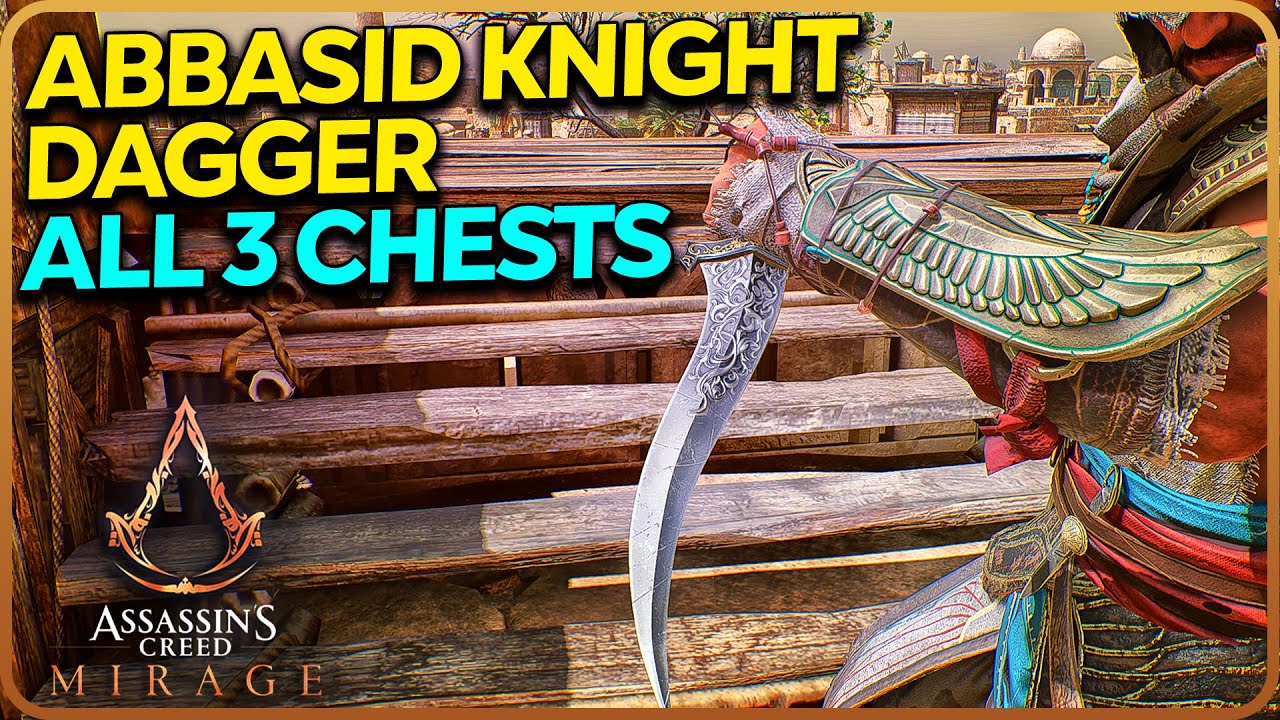 Abbasid Knight Dagger All Upgrade Schematics Assassin’s Creed Mirage ...