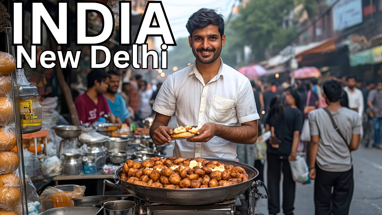 🇮🇳 INDIA MEGACITY MADNESS! MARKETS, STREET FOOD AND CITY LIFE, NEW ...