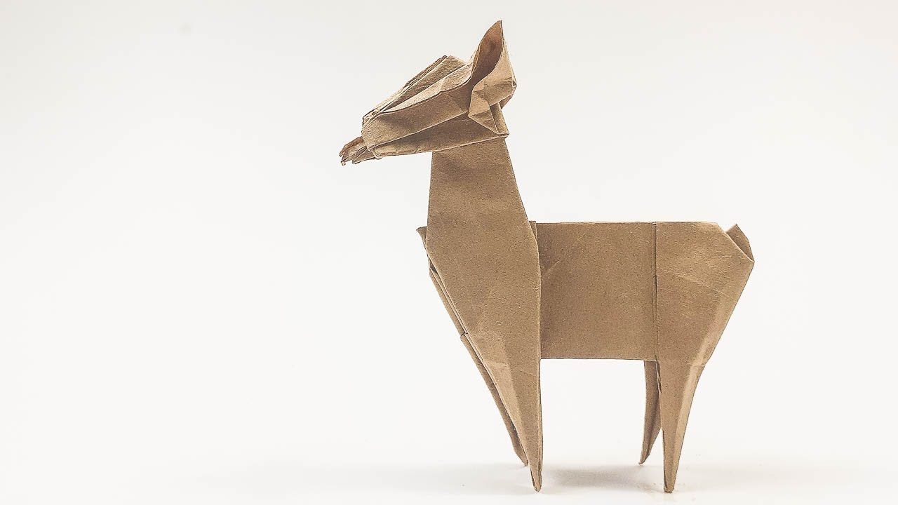 How To Make a Origami Llama - YouTube