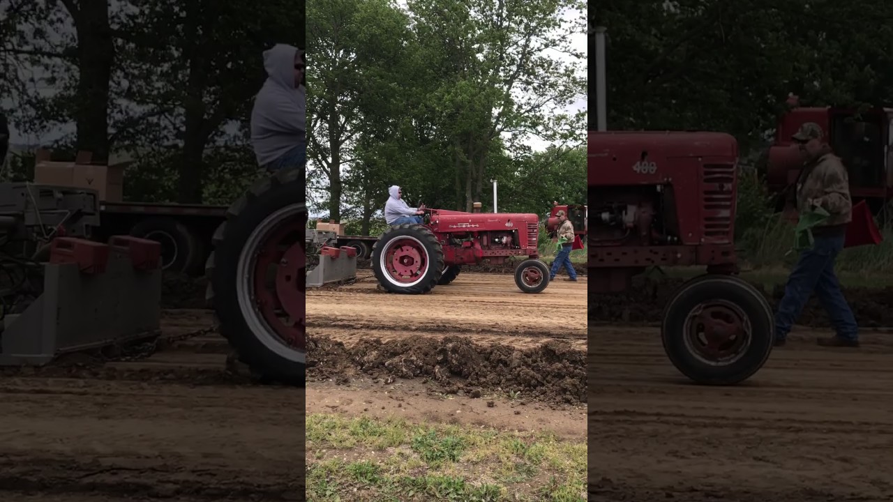 Farmall 400 pull - YouTube