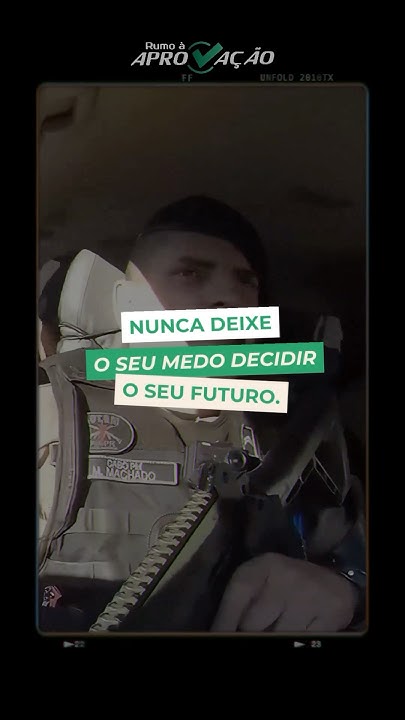 Não deixe o medo ser o autor da sua história. O futuro pertence a quem ousa seguir em frente ...