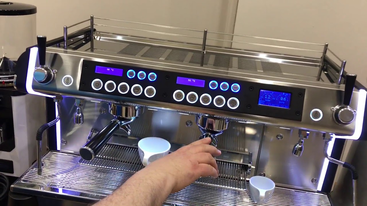 CONTI MONTE CARLO профессиональная кофемашина эспрессо - YouTube