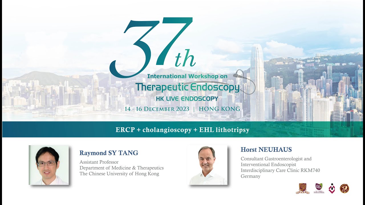 ERCP + cholangioscopy + EHL lithotripsy by Raymond SY Tang and Horst ...