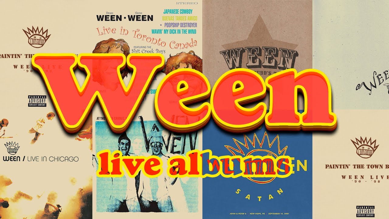 History of Ween EXTRAS: Live Albums (Chicago, Stubb's, All Request, etc) - YouTube