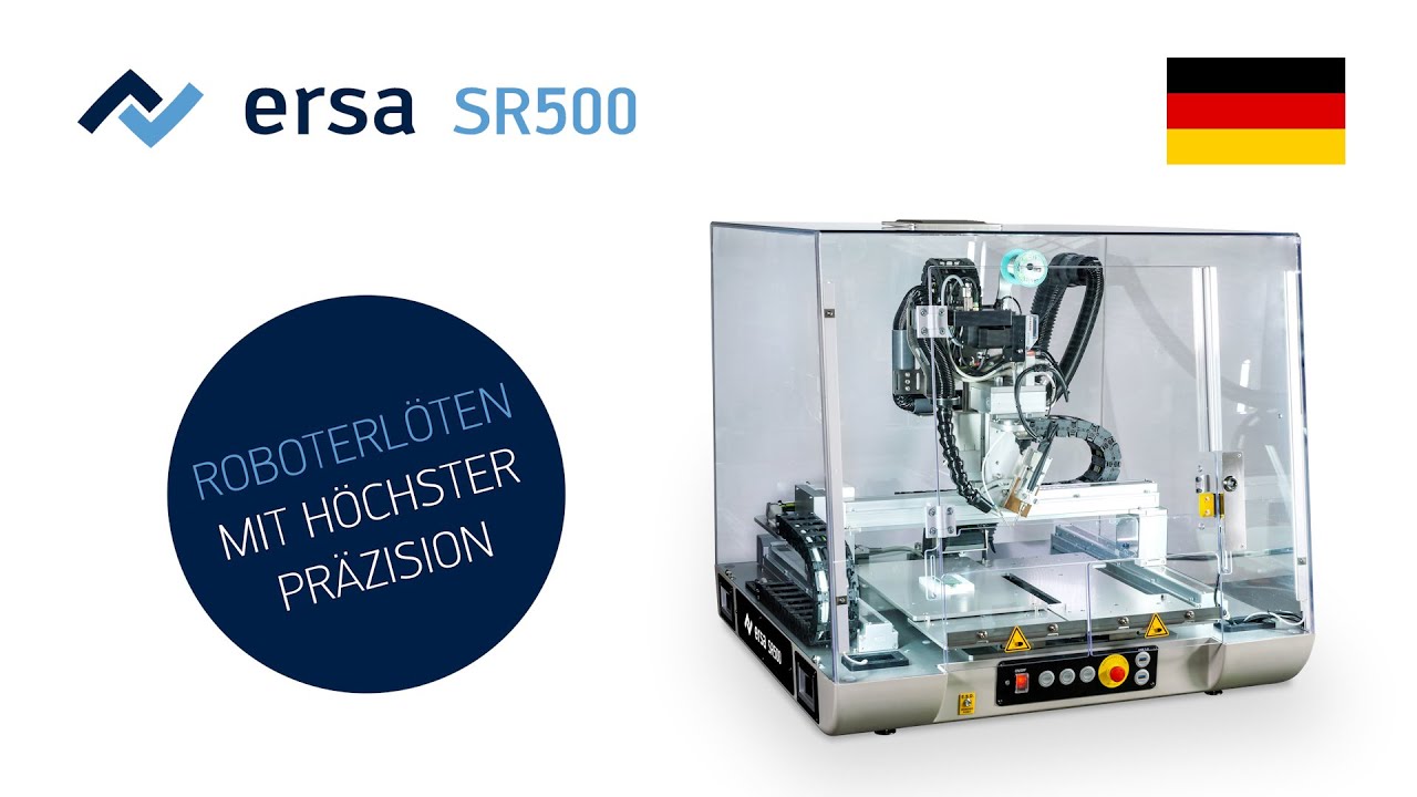 Lötroboter– SR500 – Produktvideo - YouTube