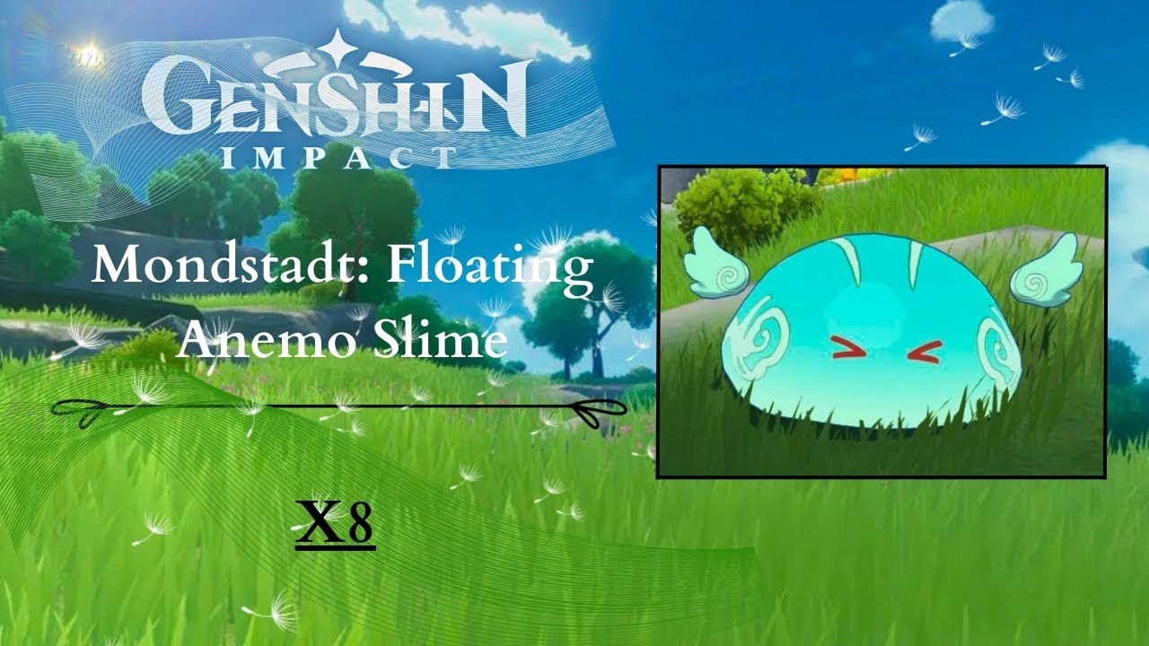 Genshin Impact Guide: { All the locations of the Floating Anemo Slime ...