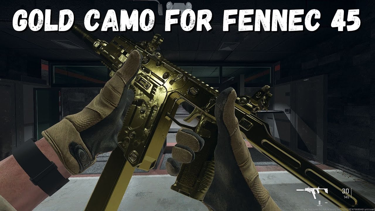 How to get gold camo for the Fennec 45 (Modern Warfare 2) - YouTube