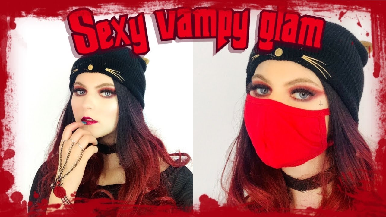SEXY VAMPY GLAM TUTORIAL - YouTube