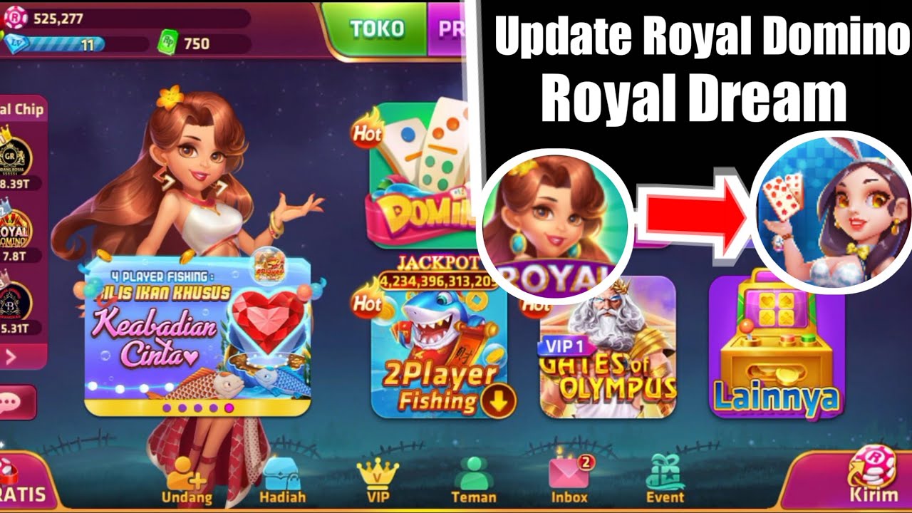 update Royal Domino Terbaru Royal Dream Game Slot cuan Penghasil saldo ...