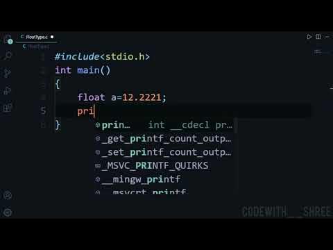 Float type example in C Programming | All Execution Processes - YouTube