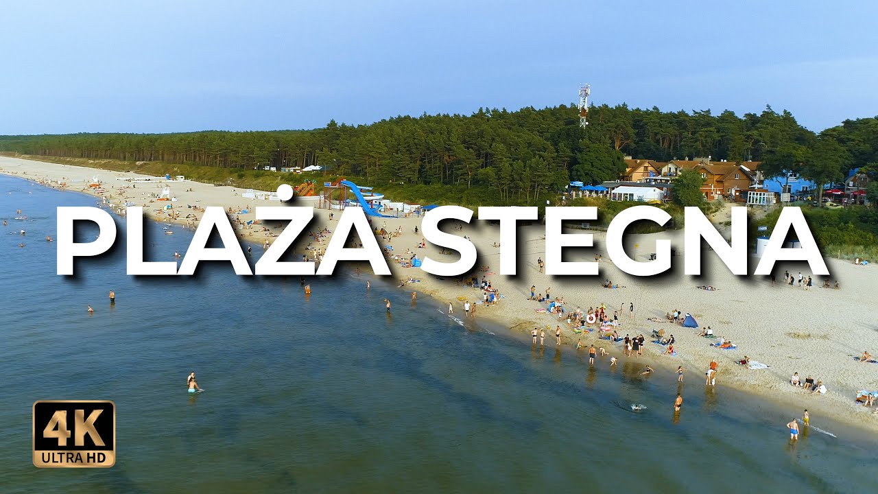 Plaża Stegna z drona | Lato | LECE W MIASTO™ [4k] - YouTube