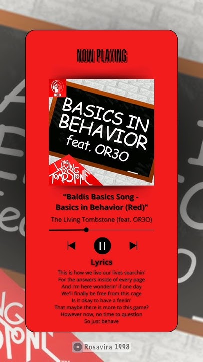 The Living Tombstone (feat. OR3O) - Baldi's Basics Song - Basics ...