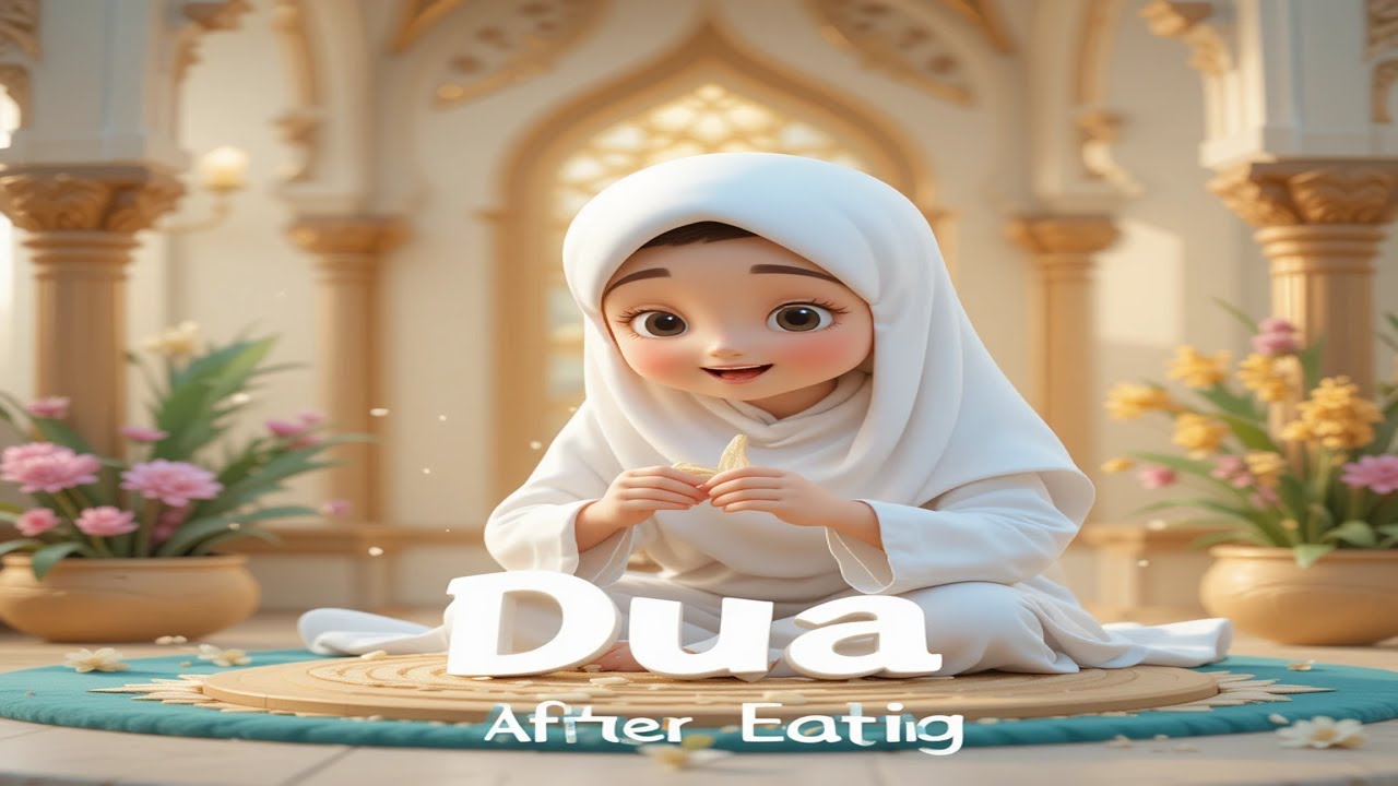 Learn the Dua After Eating! 🍽️ | Kids 3D Cartoon | Heavenly Habits 🌟 ...