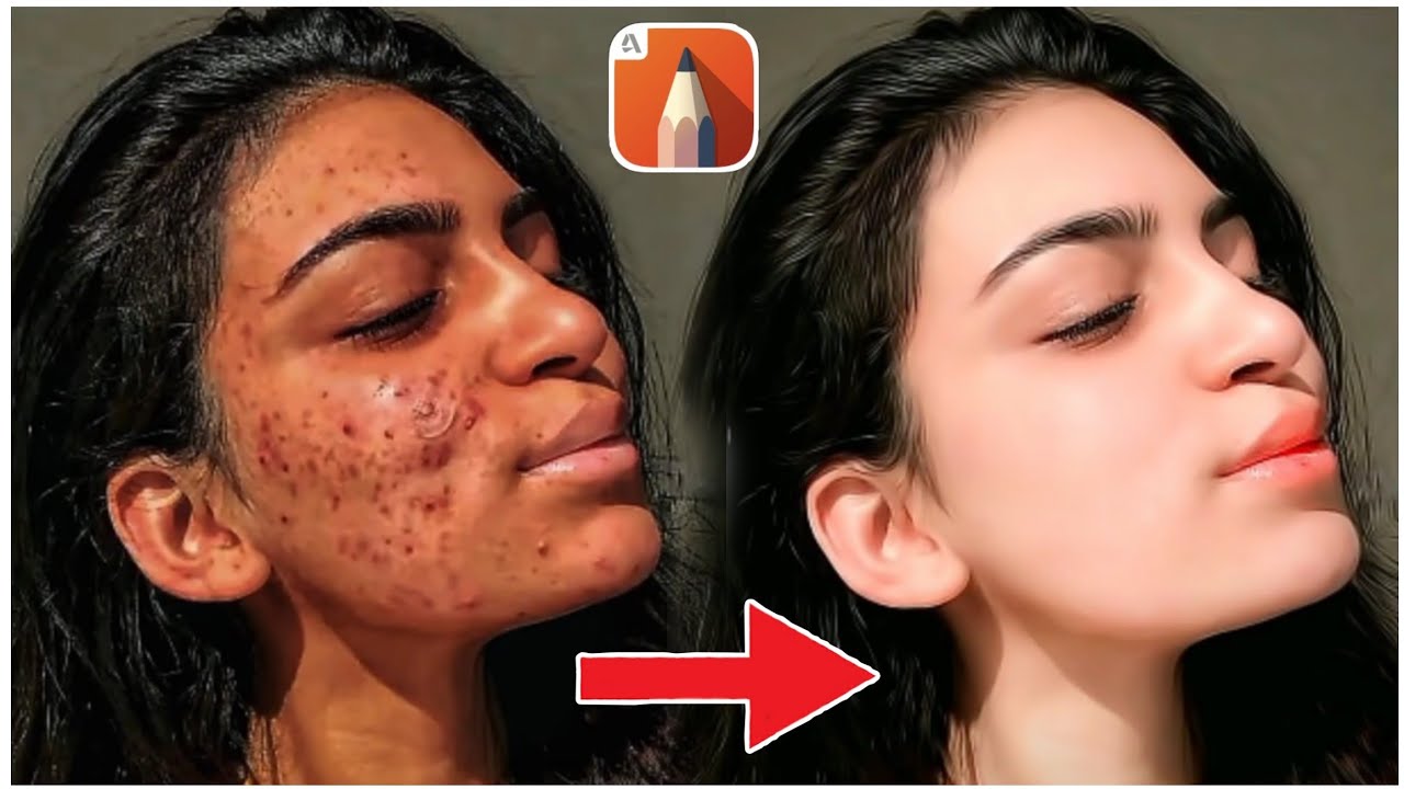 best smooth photo editing tutorial in mobile phone - remove dark in ...