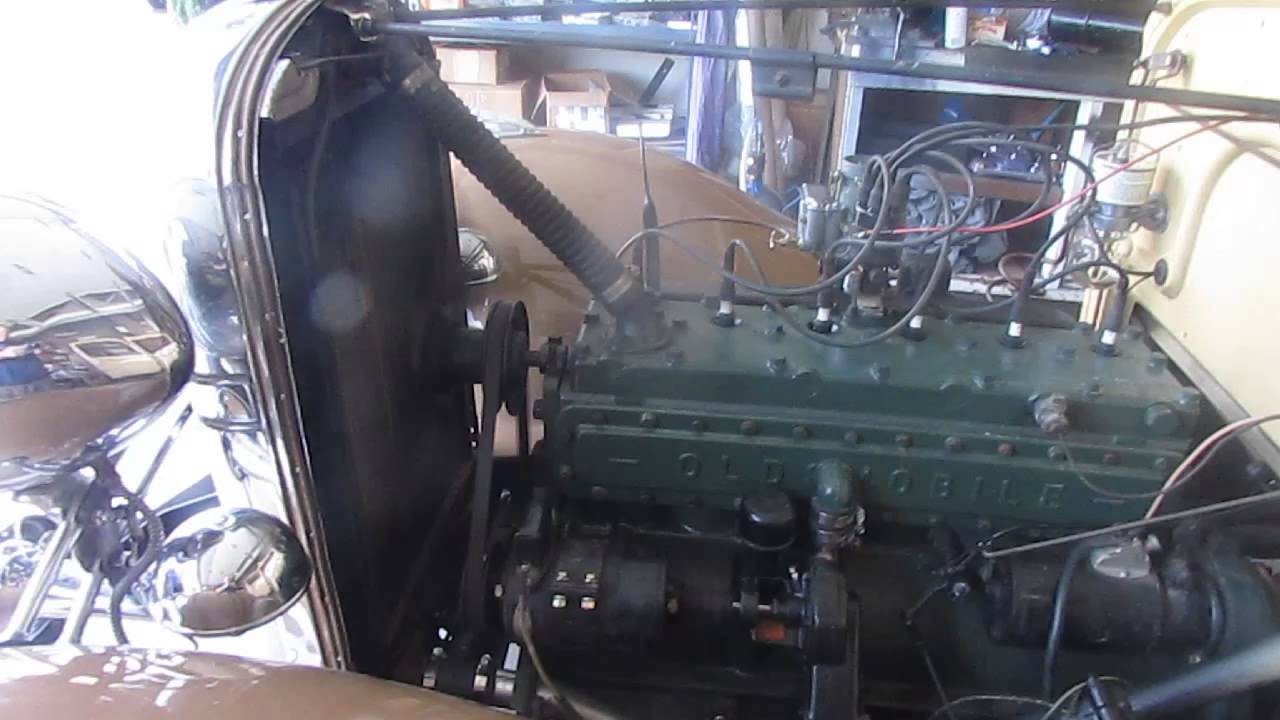 1932 olds engine first startup in 40 yrs 2 - YouTube