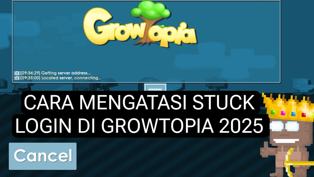 CARA MENGATASI STUCK LOGIN DI GROWTOPIA 2025 || 100%WORK🥰 - YouTube