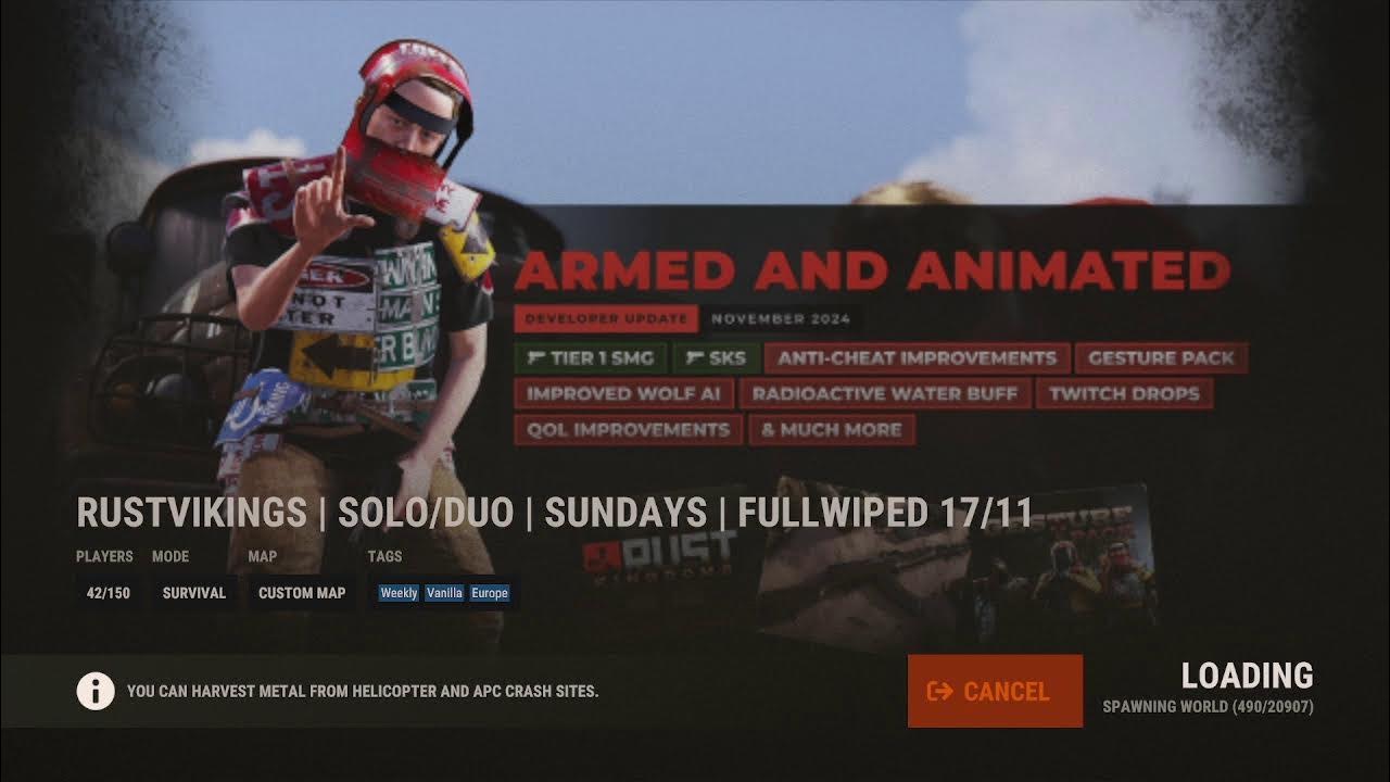 Ya begitulah... Gabut.... Rust#1 - YouTube