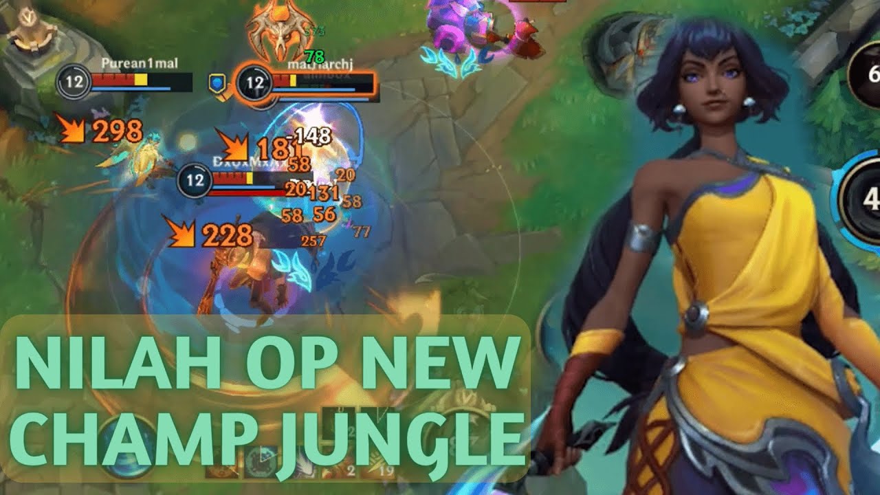 NEW CHAMPION NILAH IS INSANELY OVERPOWERED! FULL JUNGLE GAMEPLAY W ...