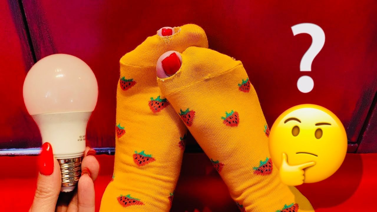 ♻️ Why do holey socks need a light bulb? - YouTube