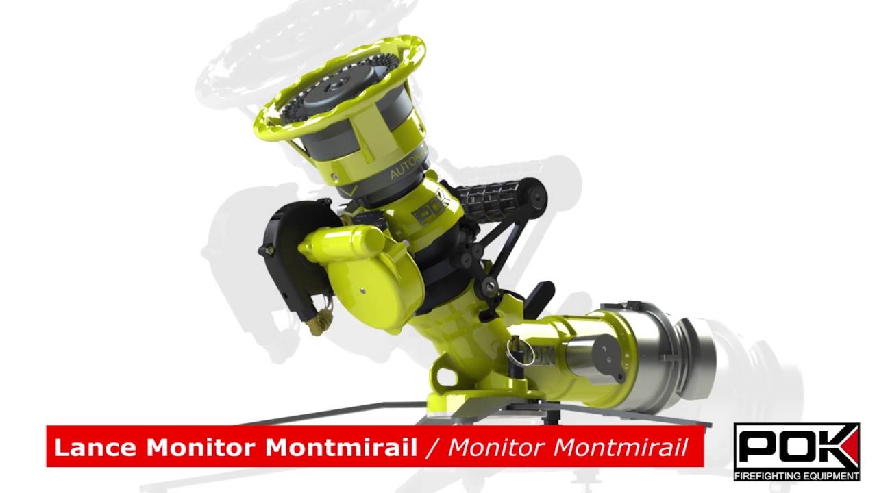 Lances Monitor / Monitors - Montmirail, monitor portable DN80 / DN80 ...