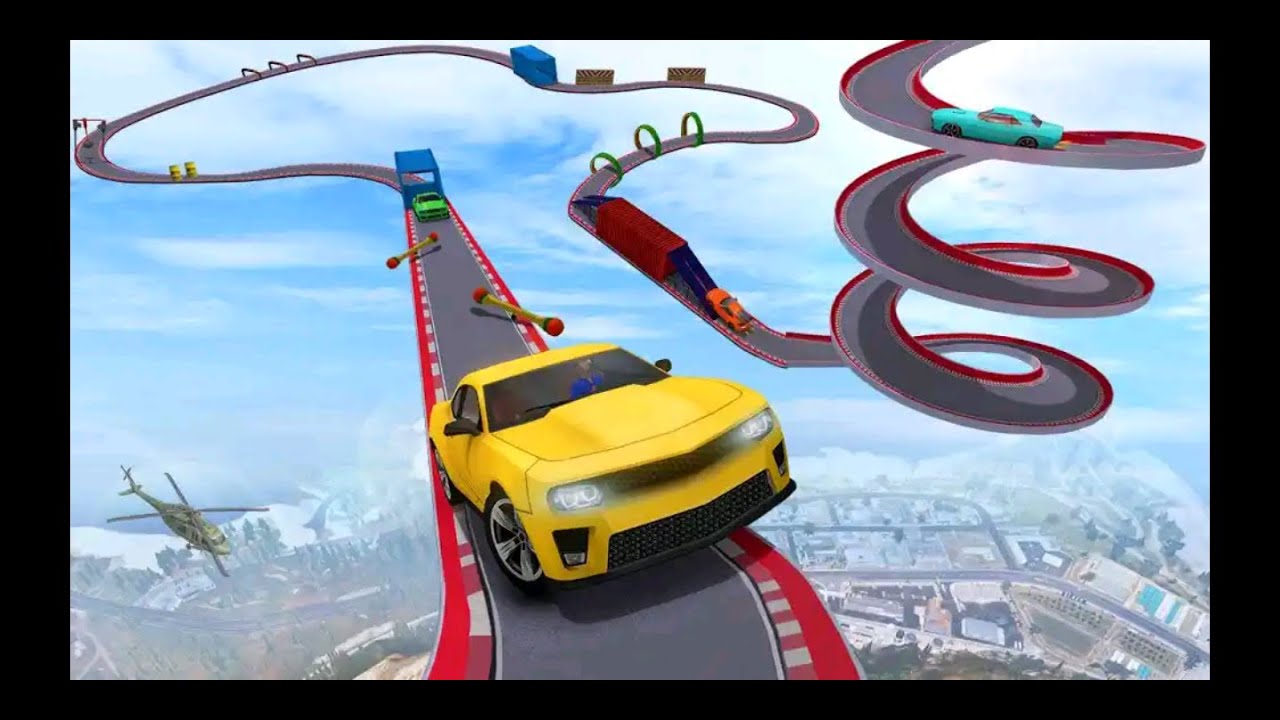 Crazy car driving impossible Road crasing simulator new car game - YouTube