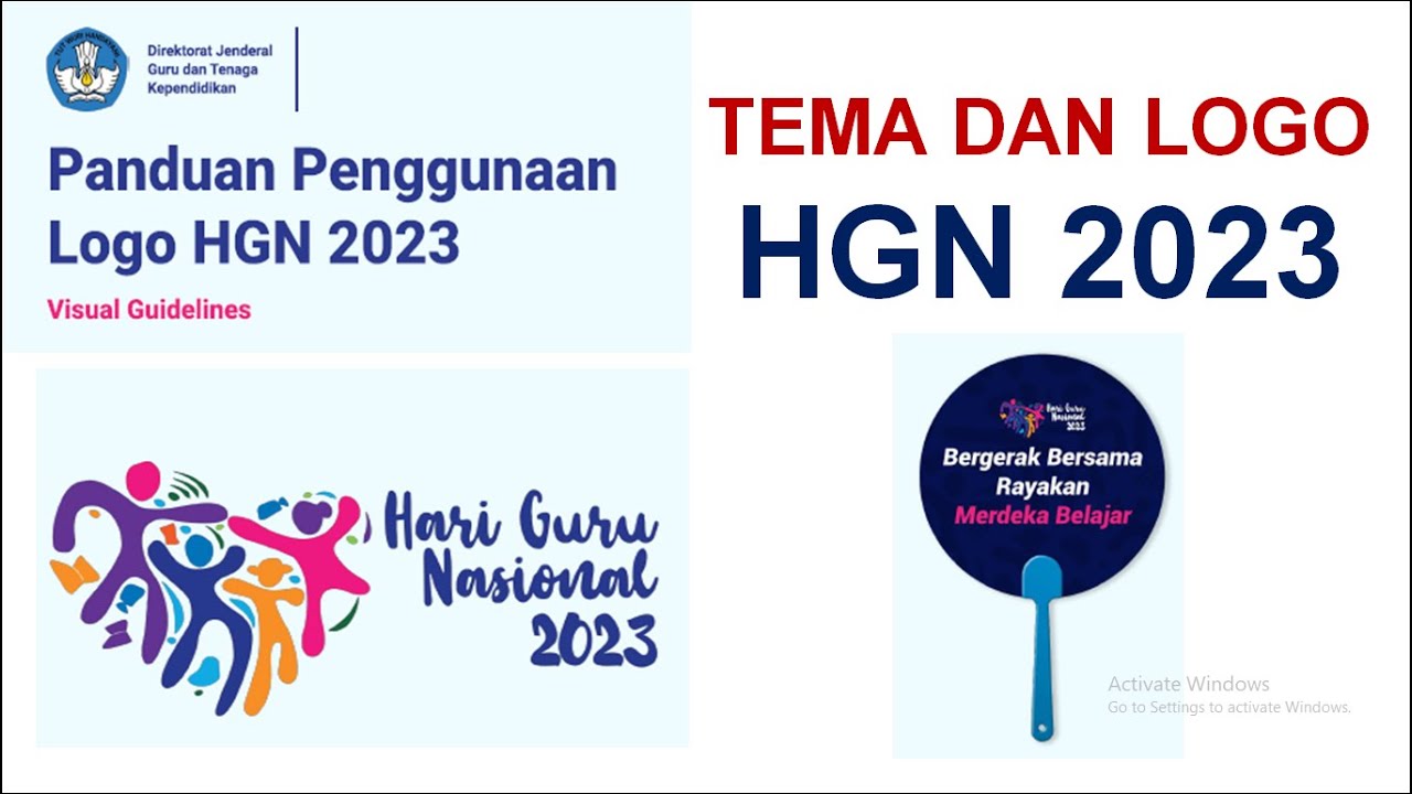 Ini Tema dan Logo Peringatan Hari Guru Nasional 2023 - HGN 2023 - YouTube