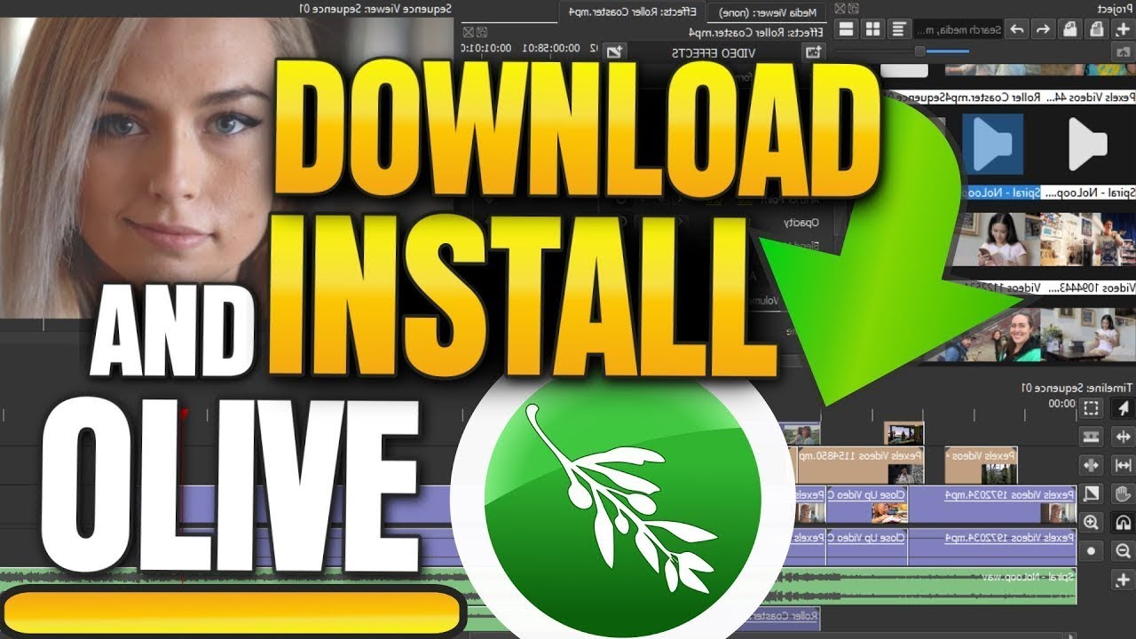 HOW TO DOWNLOAD AND INSTALL OLIVE VIDEO EDITOR SOFWARE IN PC WINDOWS ...
