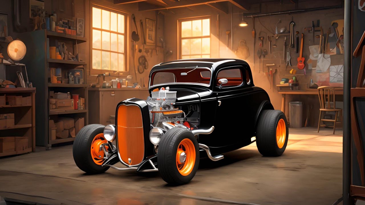 The 1932 Ford Coupe gets Car-toonzed - YouTube