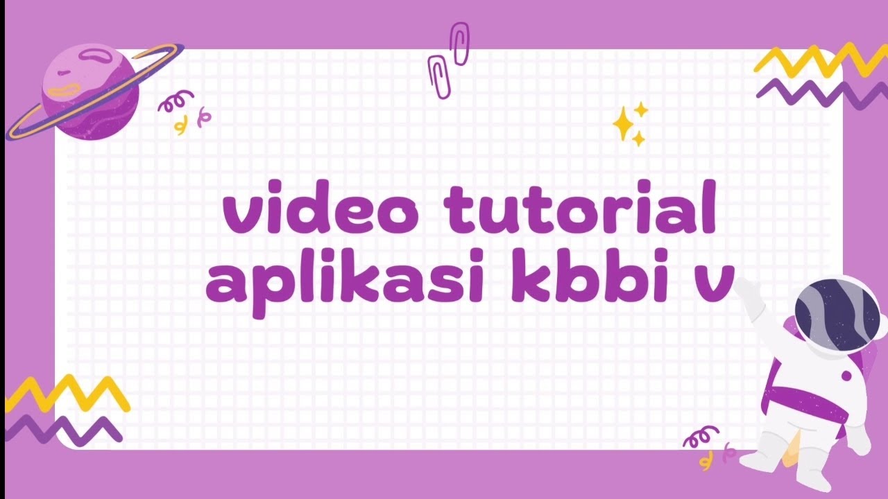 Tutorial Penggunaan Aplikasi KBBI V - YouTube