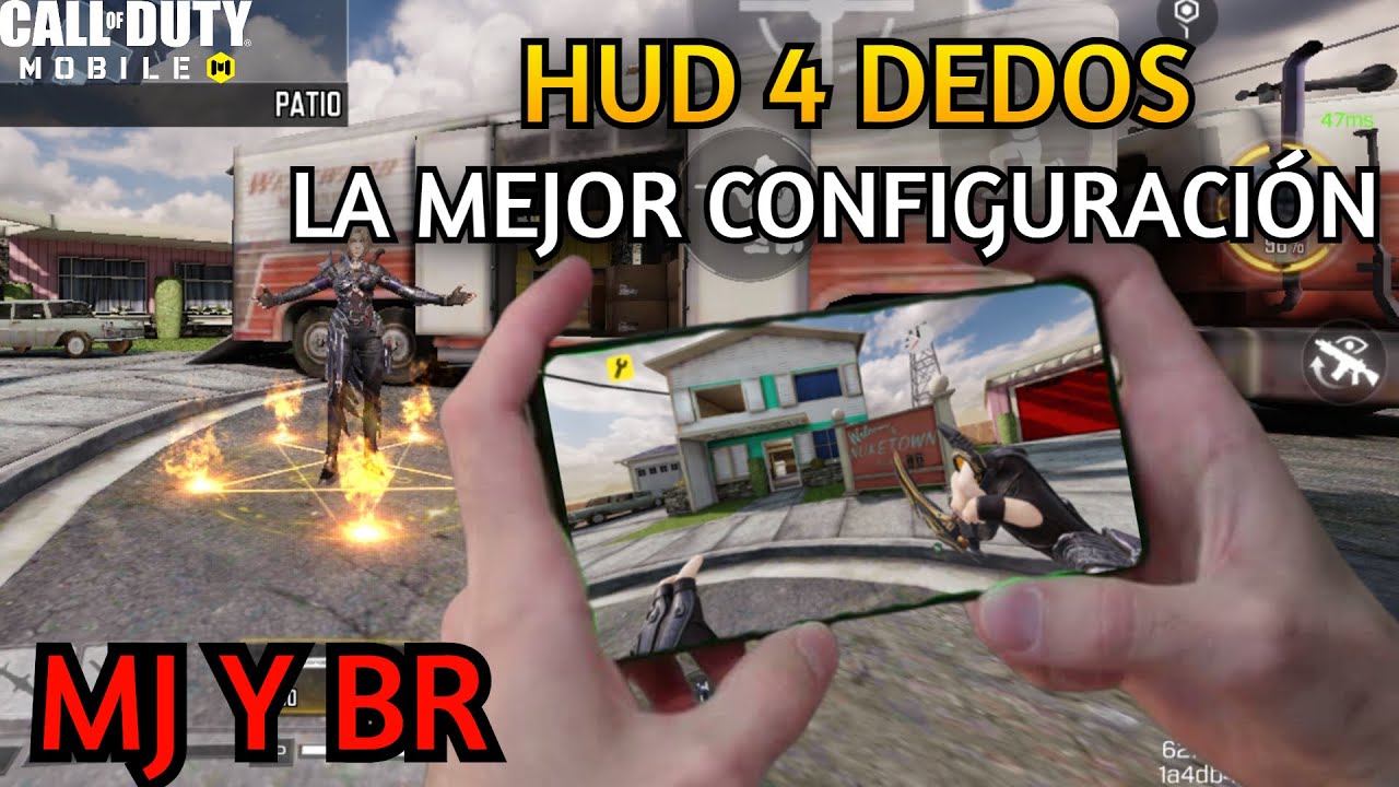 HUD 4 DEDOS Cod Mobile para celular 2024 la mejor configuración MJ y BR ...