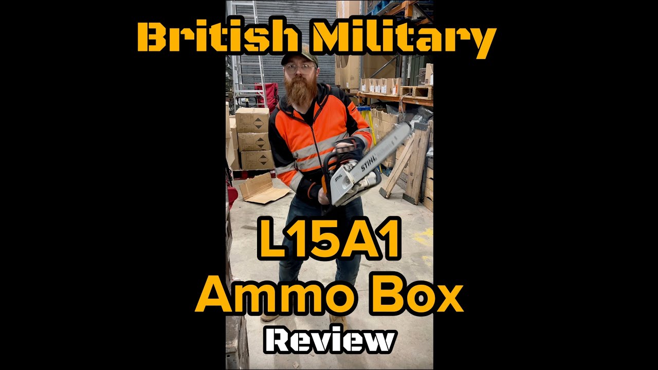 Quick Look At The British L15A1 Ammo Box | Preppers Shop Uk Military ...