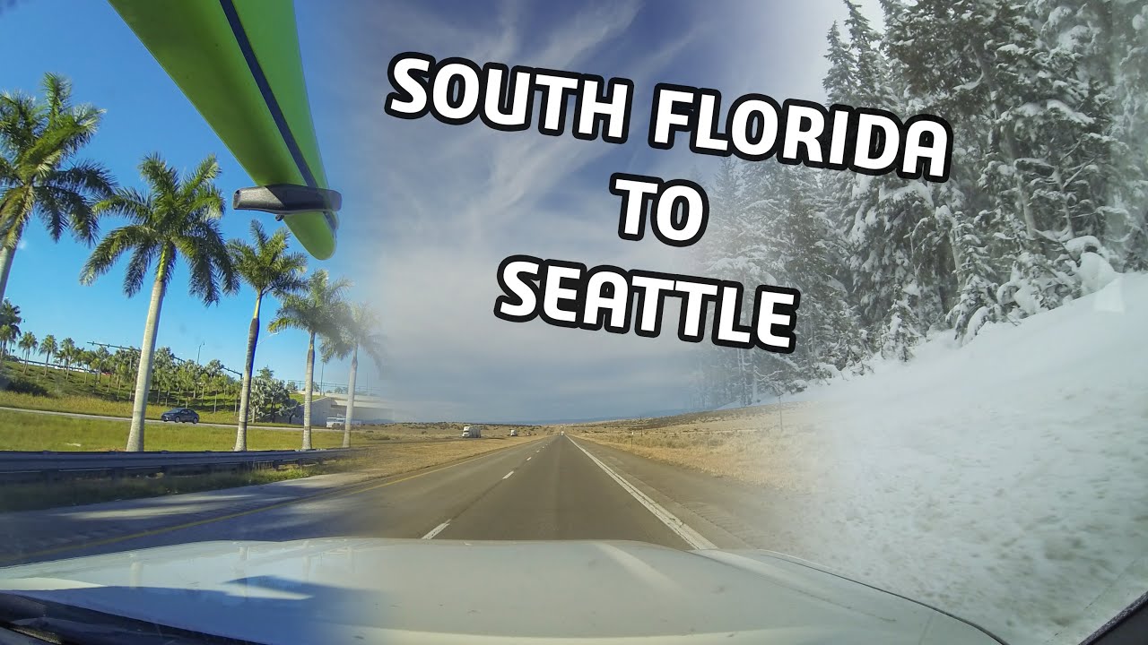 Roadtrip Timelapse | South Florida to Seattle | 3400 Miles, 11 States ...