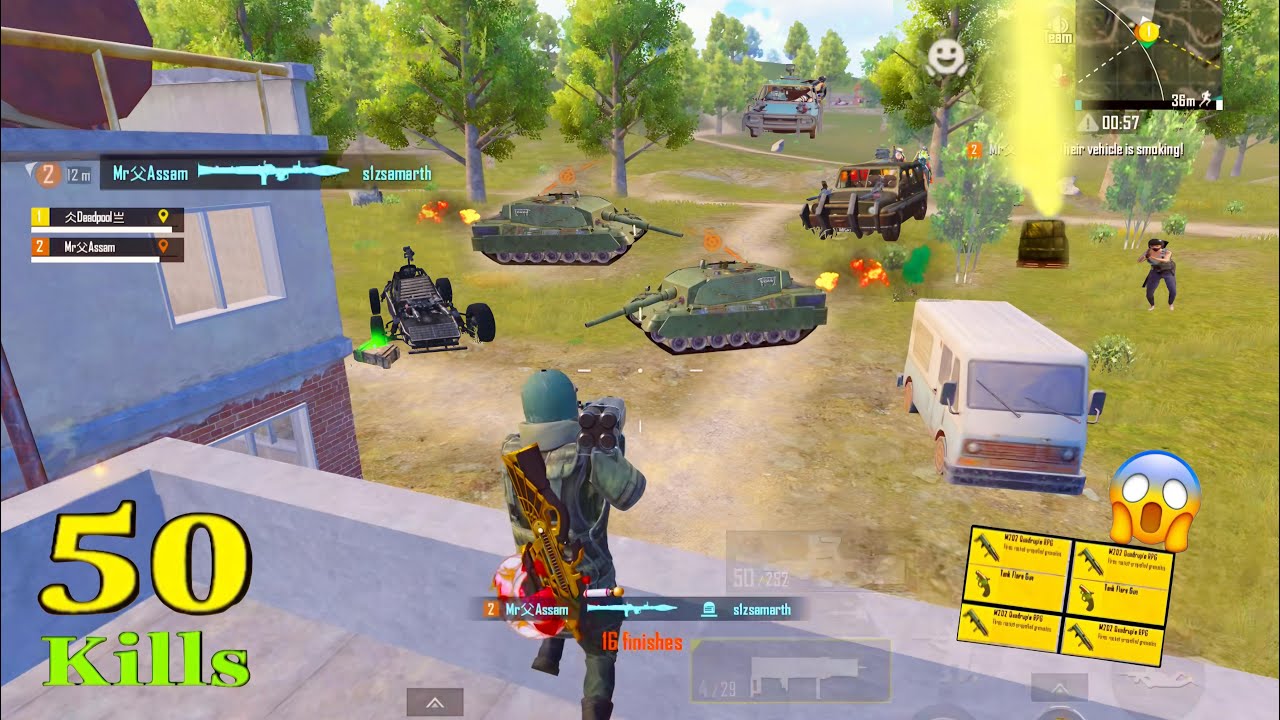 Use IQ 9000 to Kill 40+🔥facing CAMPERS RPG , M202 Dominates BGMI ...