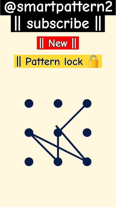 New||simple pattern lock 🔒🔒|| #shorts #short #shortvideo #viral # ...