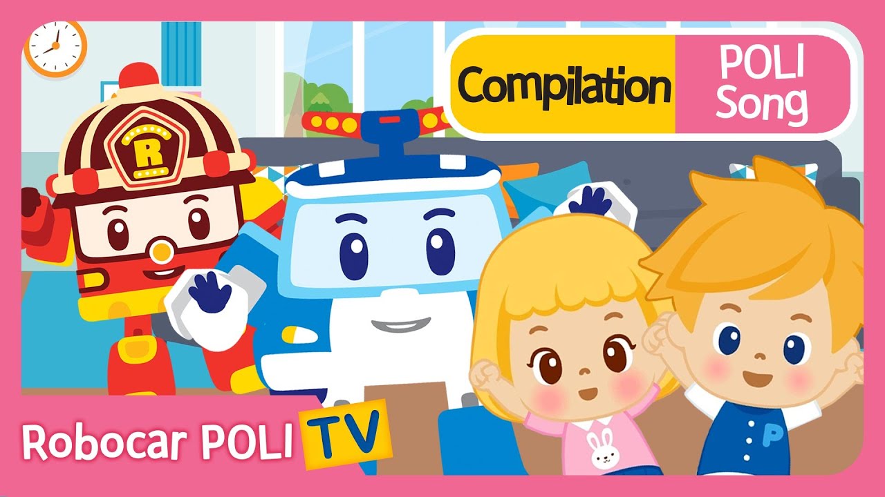 Healthy Habits Rhymes Compilation | Robocar POLI Song | Children Song ...