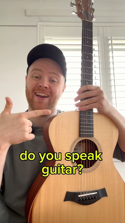 Do you speak guitar? 🎸 #guitar - YouTube