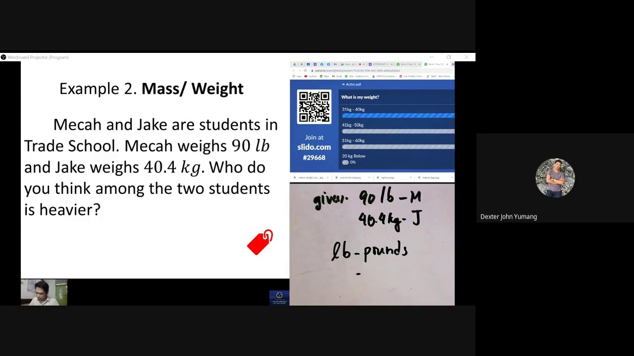 MATH 7 Quarter 2 Module 1 Day 3 Approximate the Measurement 7 Yumang ...