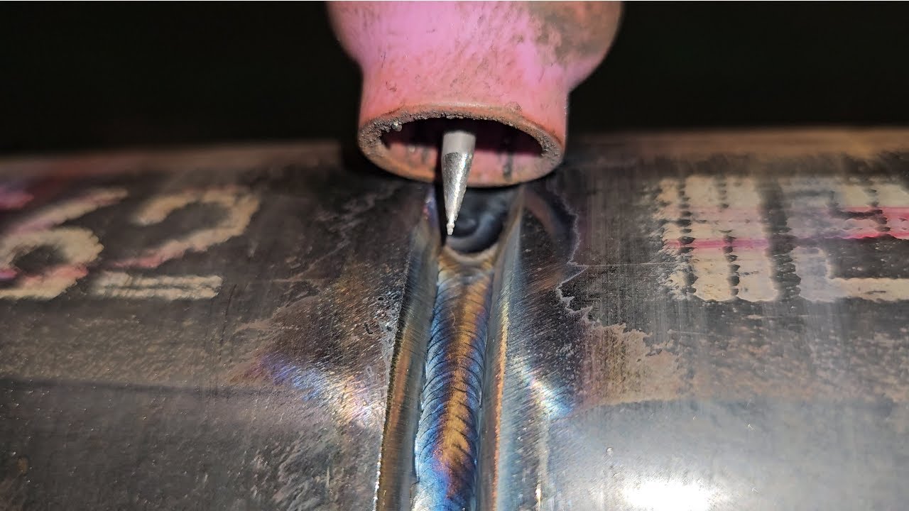 Cup Movement in TIG welding root pass ! Normal mode - YouTube