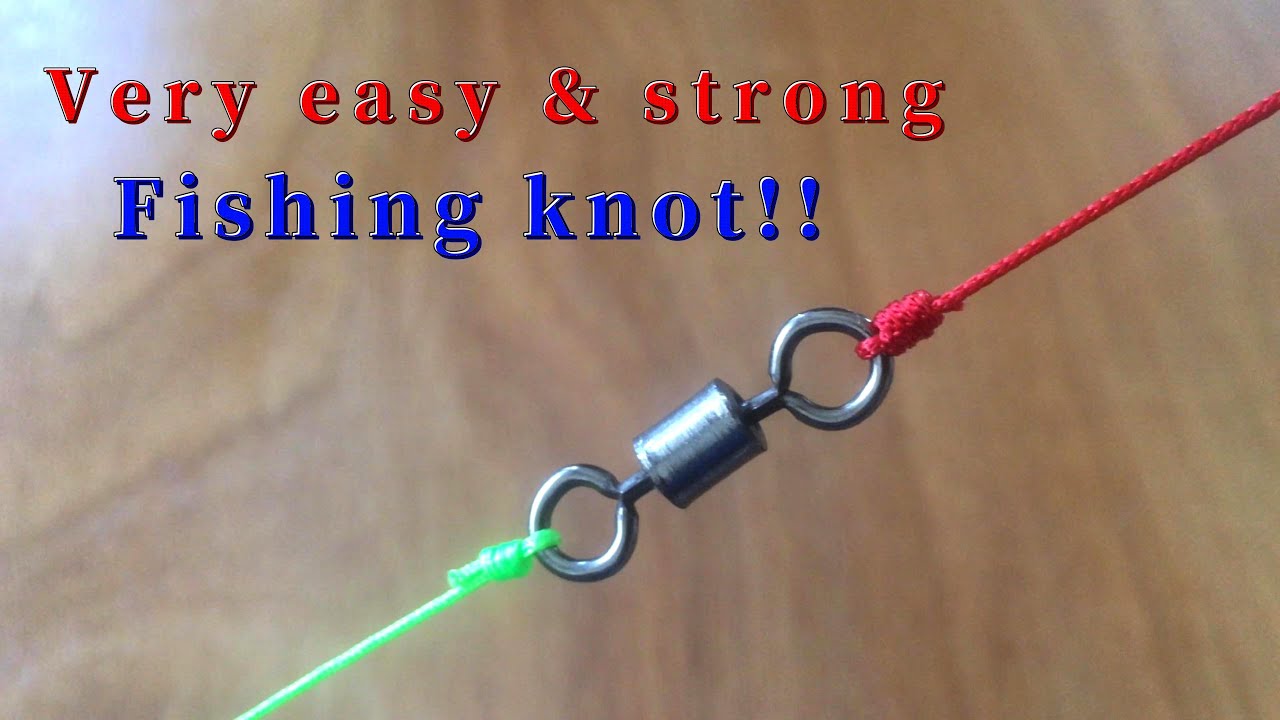 Very easy and strong fishing knot!! - YouTube