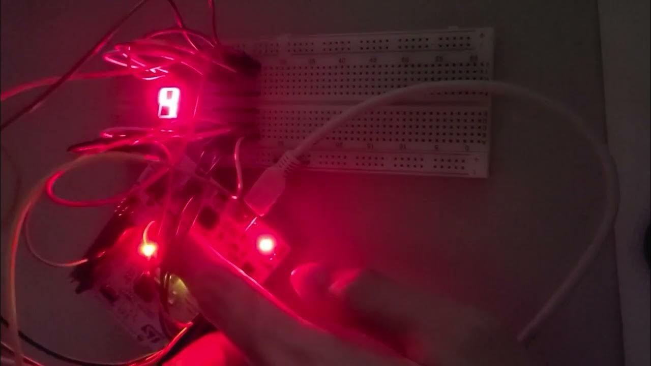 Embedded Controller LAB: GPIO Digital InOut 7-segment - YouTube