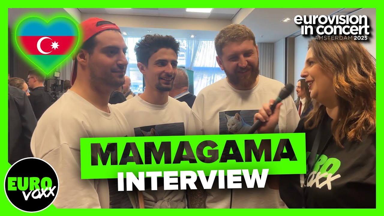 🇦🇿 MAMAGAMA - RUN WITH U (INTERVIEW) // Eurovision in Concert 2025 ...