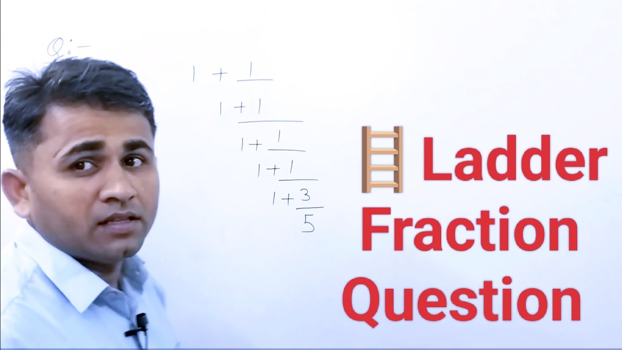 Ladder Fraction question #besttrick//math trick by pradeep sir - YouTube