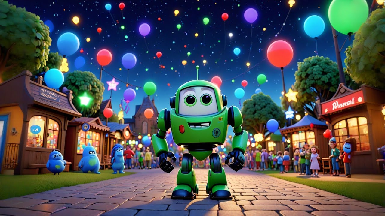 Robot’s Twinkling Lights 🤖 | Kids Storytime | Funny Robot Adventure ...