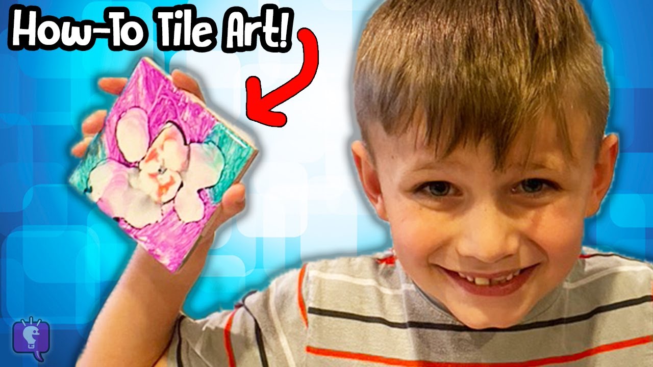 TiLE ART with HobbyBear! Tutorial DIY of Arts and Crafts by HobbyFamily ...