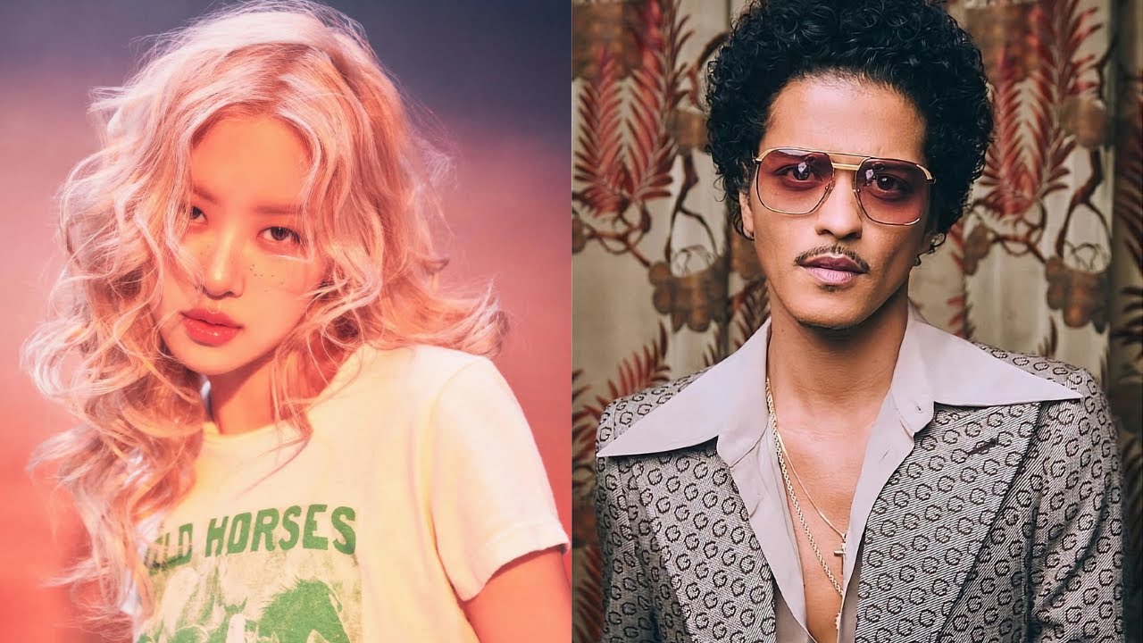 BLACKPINK's Rosé and Bruno Mars' Kiss Stirs Up Frenzy fans - YouTube