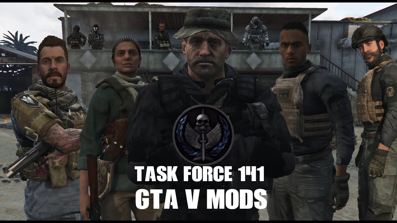 GTA V | COD Modern Warfare Task Force 141 Mods - YouTube