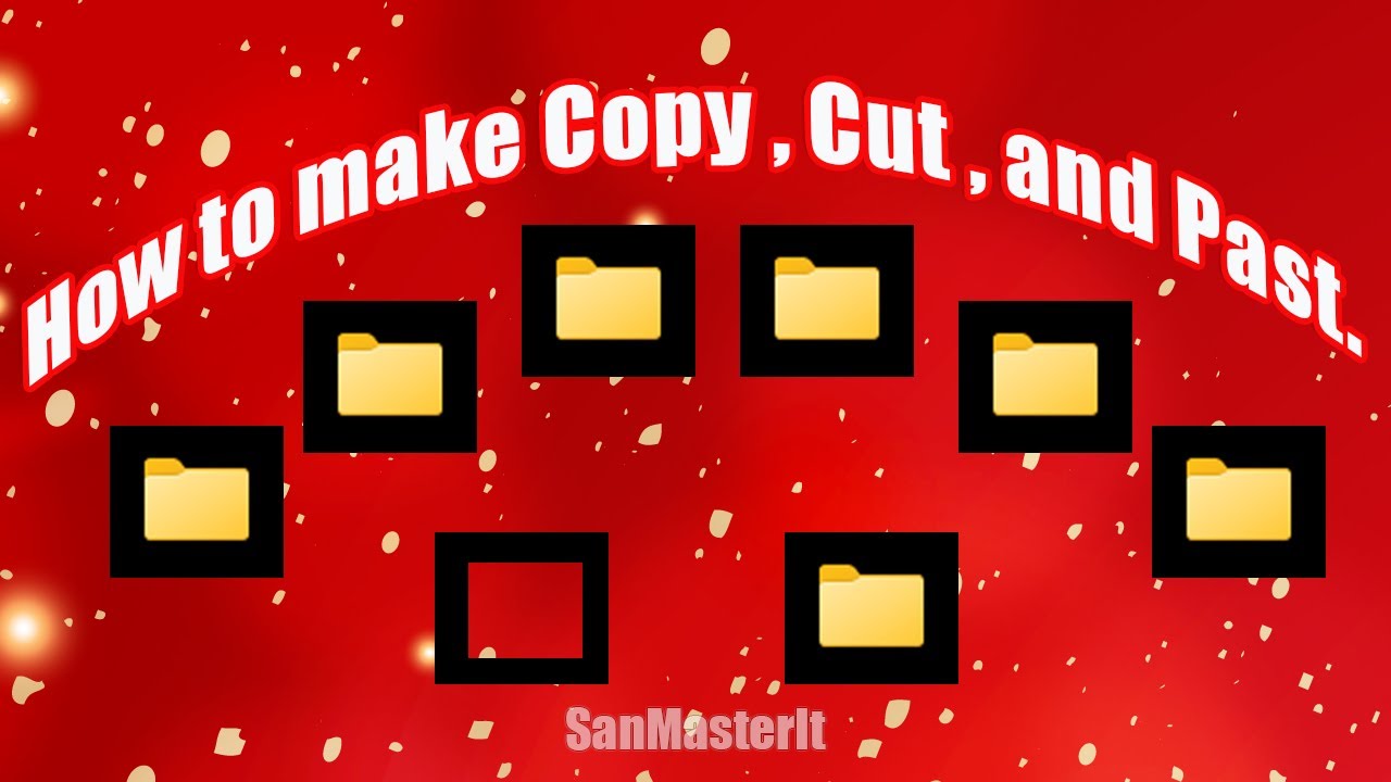 How to use Copy Cut and Past (ការប្រើប្រាស់ការថតចម្លើង កាត់ និងបញ្ចេញ ...