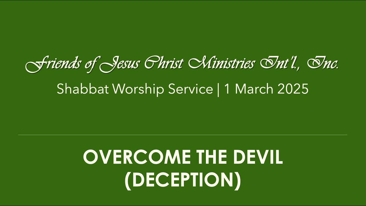 Overcome the Devil (Deception) - YouTube