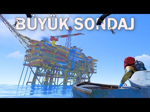 Rust Büyük Sondaj Kulesi Rehberi - Sondaj Kulesi Nasıl Lootlanır? Rust Large Oil Rig - / Rust Türkçe