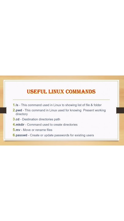 #computerawareness #linux #computerknowledge #computerliteracy #LINUX COMMAND PART -1 - YouTube